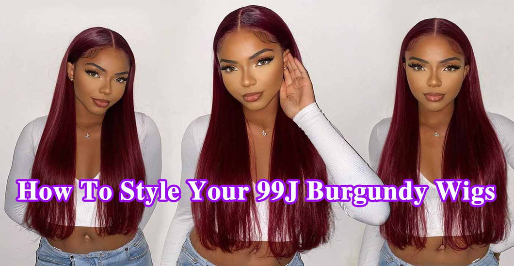 How To Style Your 99J Burgundy Wigs! – AliGrace