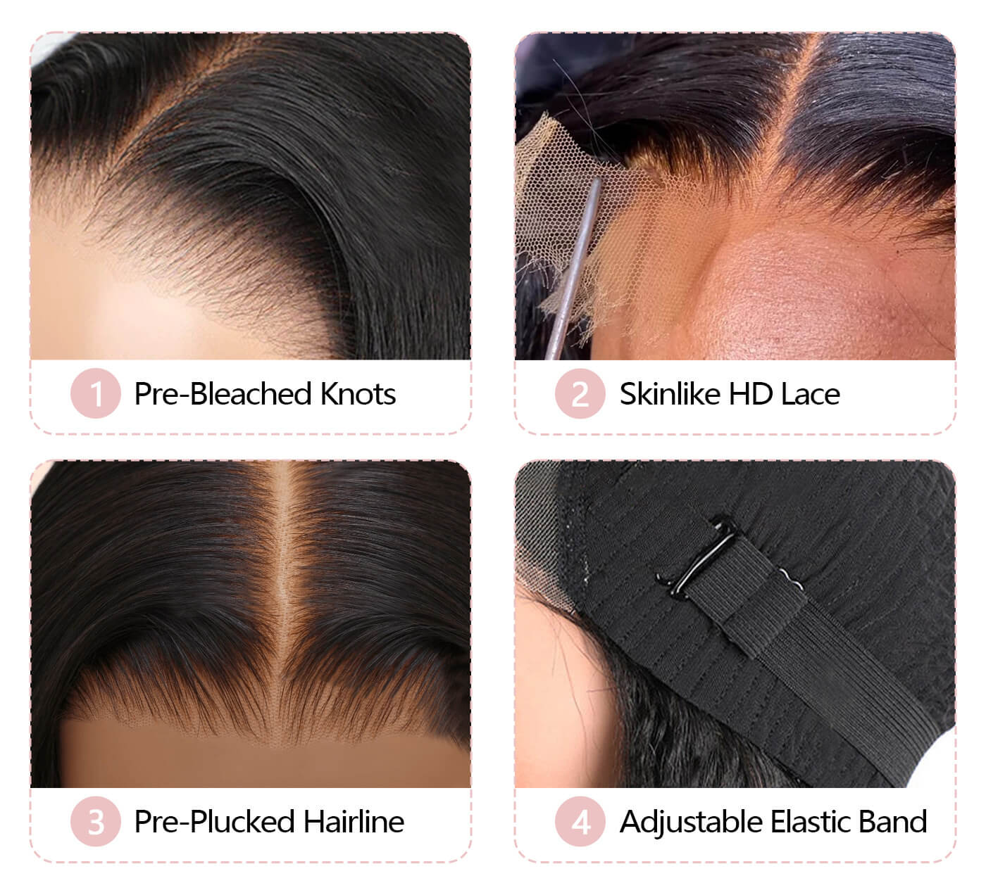 Aligrace 13x4 HD Invisible Lace Straight Wigs Human Hair – AliGrace